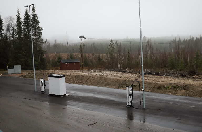 Klart för laddning i Östavall – SCA